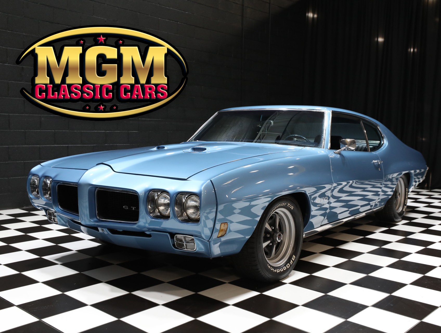 Used 1970 Pontiac GTO BERMUDA BLUE - 455 - AUTO - AC - BUCKETS For Sale ...